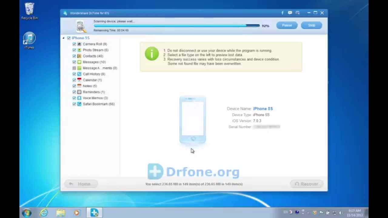 [iPhone 5S Messages Recovery]: Recover iPhone 5S SMS Text Messages ...