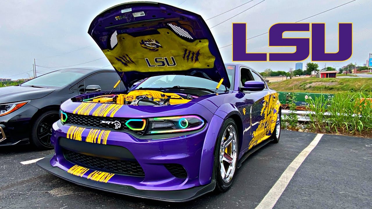 LSU BASEBALL PLAYER’S HELLCAT WIDEBODY SHUT THIS CAR SHOW DOWN IN ...