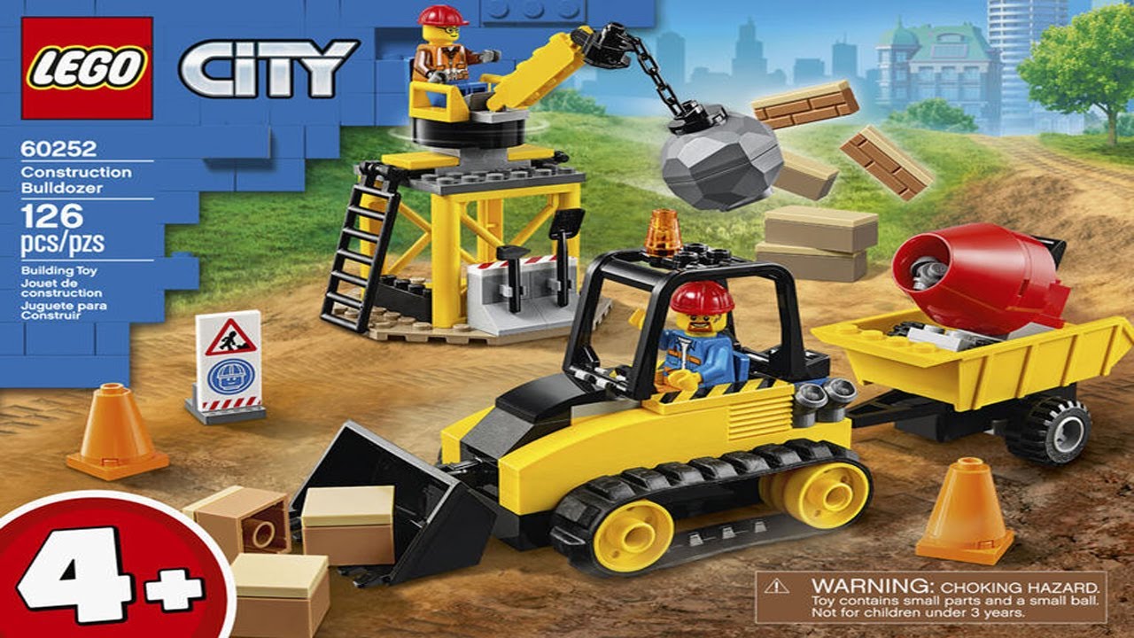 Toys R Us Canada LEGO City Great Vehicles Construction Bull - YouTube