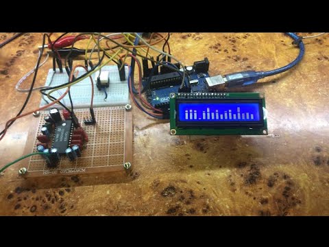DIY Digital Tone Control Rocking Sound TDA7313 controlled by arduino - YouTube