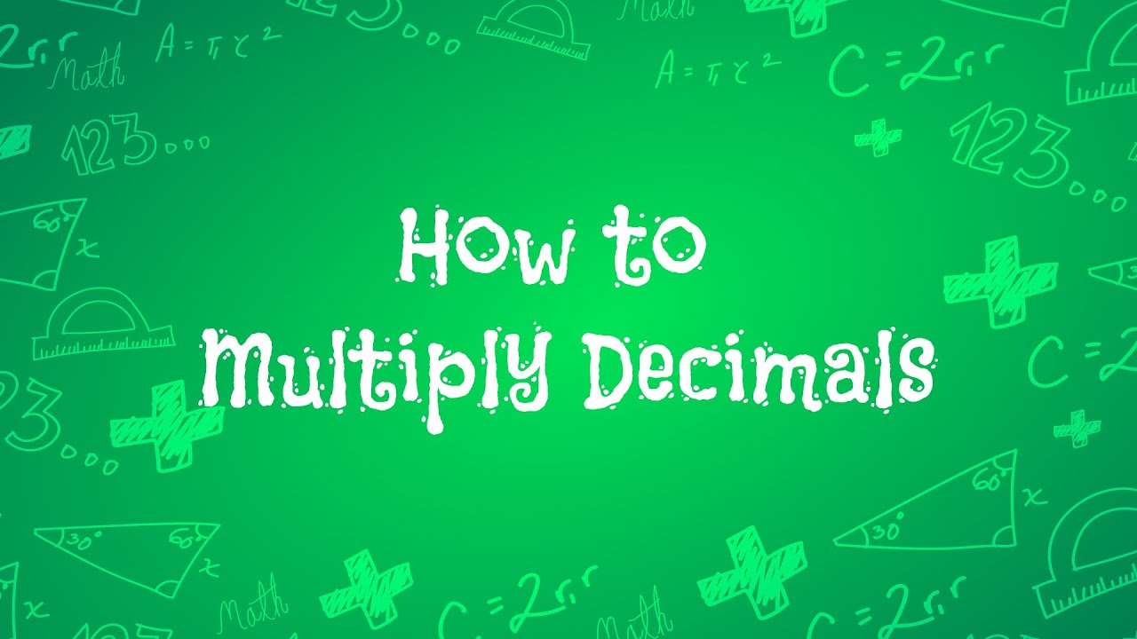 How To Multiply Decimals YouTube How To Multiply Decimals YouTube