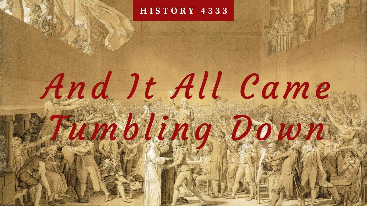 And It All Came Tumbling Down - YouTube