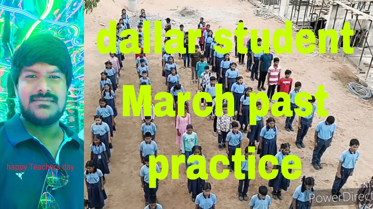 Dallar student March past practice - YouTube