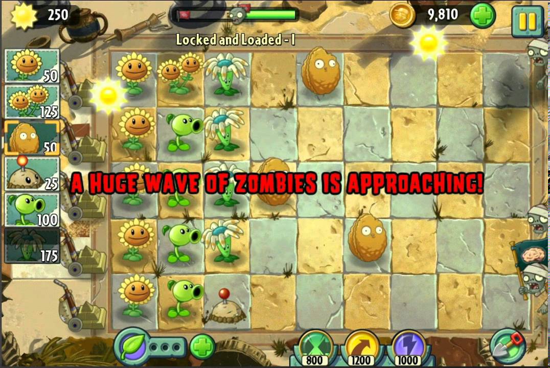 Plants Vs Zombies 2 Locked and Loaded I walkthrough - YouTube