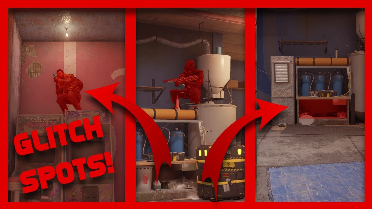 Rainbow Six Siege *BEST* Glitches And Hiding Spots On Theme Park! *NEW ...