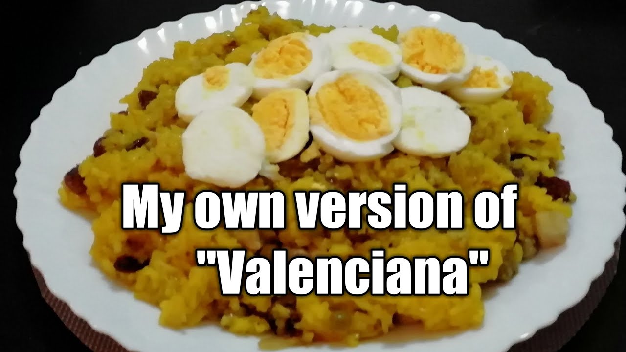 How to make a "Valenciana" | with a simple ingredients - YouTube