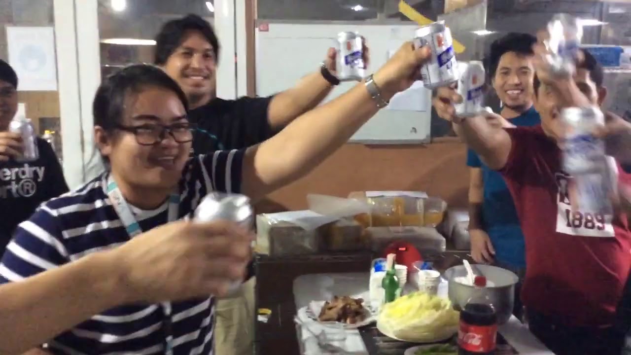 SAMGYUPSAL PARTY with SNAGP in Mandaluyong city - YouTube