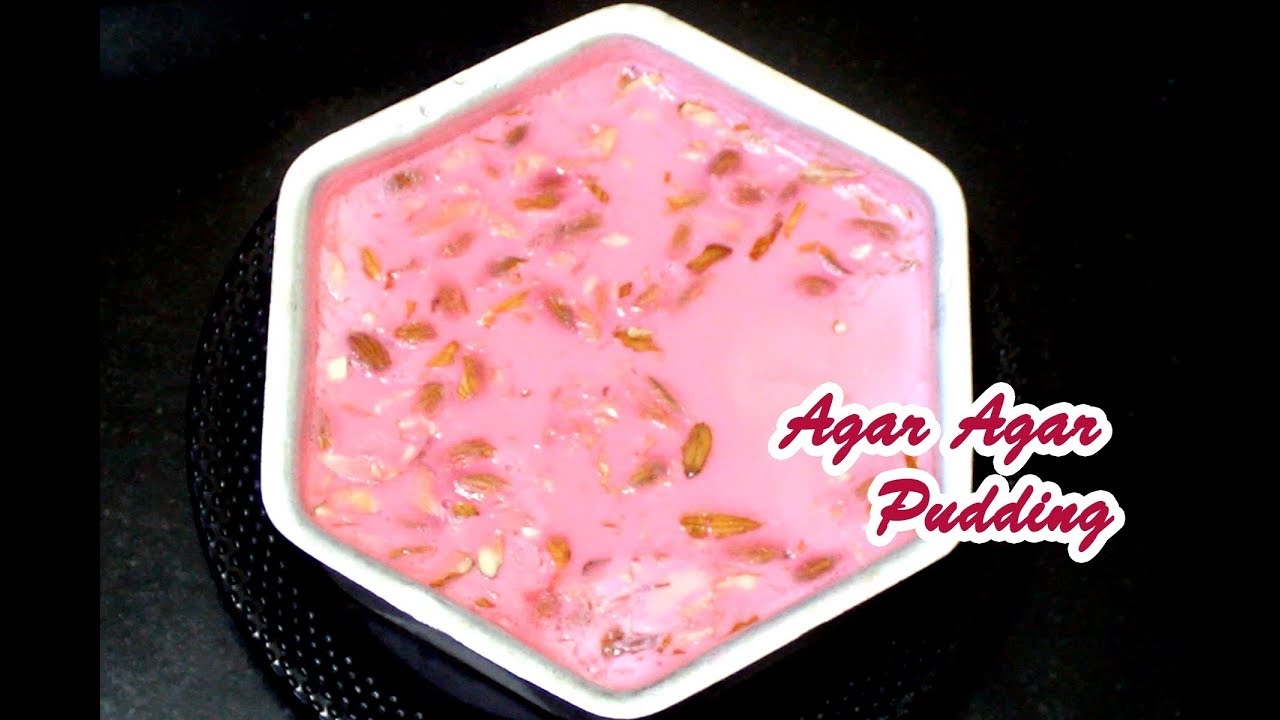 AGAR AGAR PUDDING | ரோஸ் கடல் பாசி செய்வது எப்படி ? - YouTube