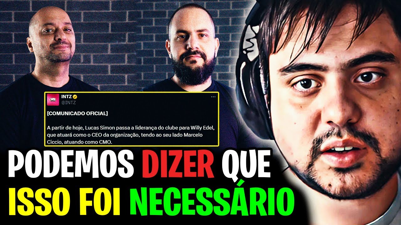 🚨 FINALMENTE a INTZ VAI MUDAR! LUCAS SIMON SAIU e COLOCOU SUBSTITUTOS ...