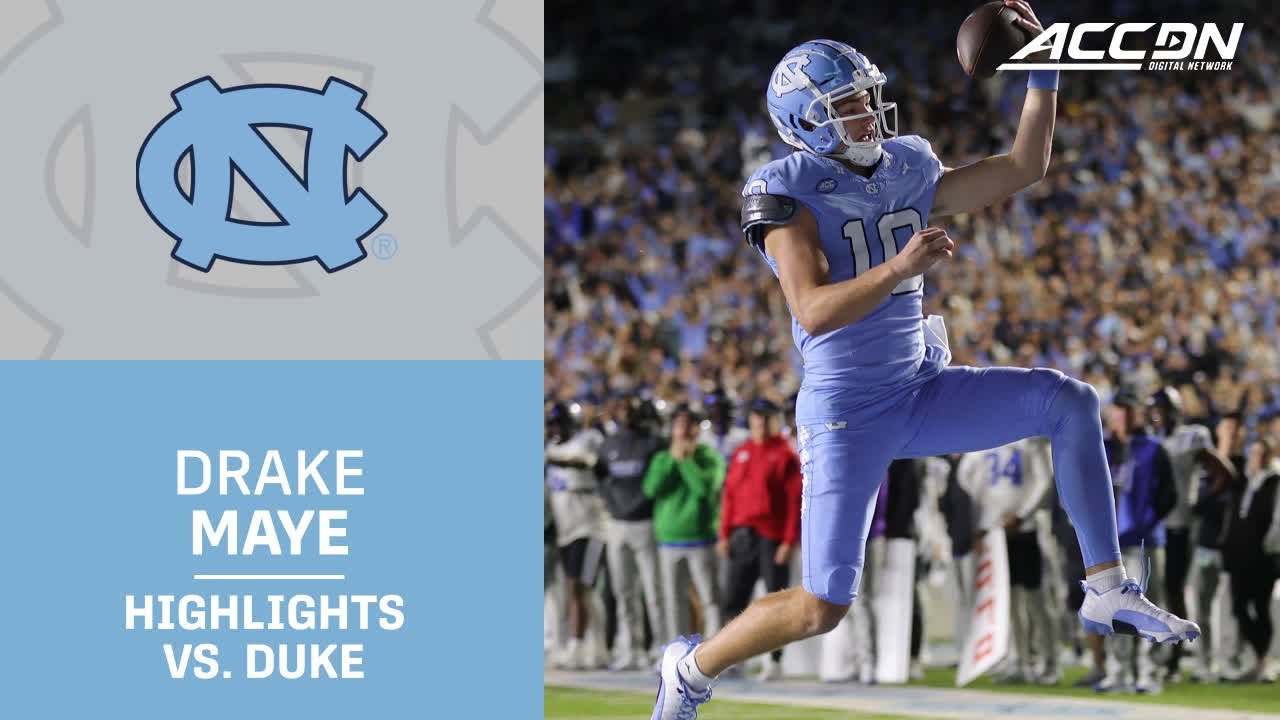 Drake Maye Lifts UNC To An Overtime Victory - YouTube