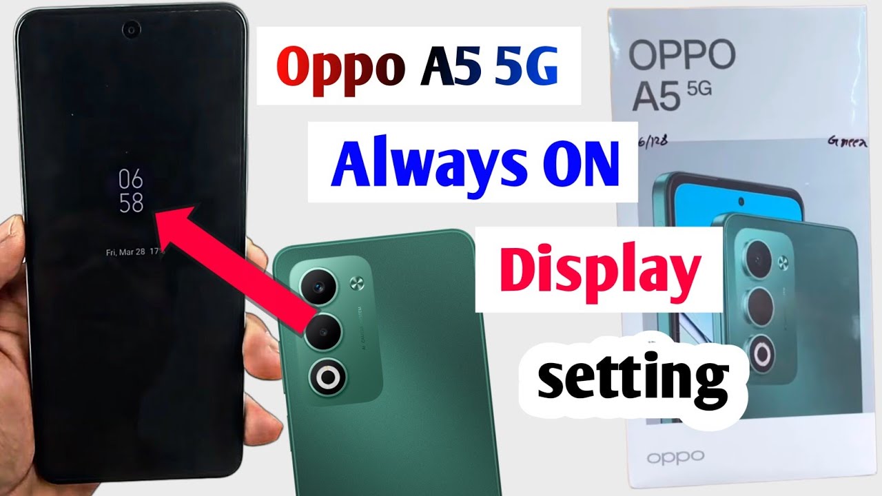 Oppo A5 5G always on display setting |oppo a5 5g always on display use kaise kare 