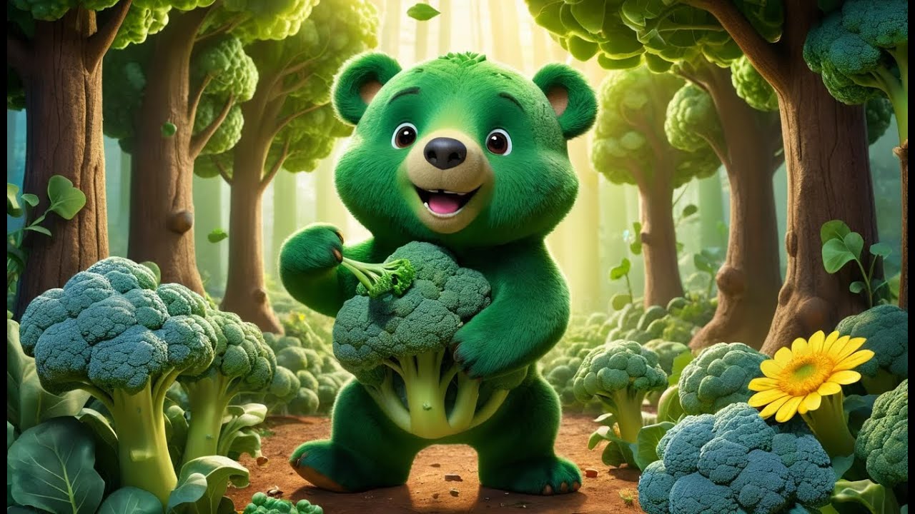 Veggie Bear Yes Yes Veggies | Fun Healthy Eating Song for Kids | Veggie ...