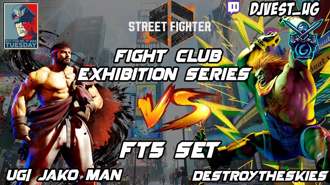 Street Fighter 6 Fight Club Exhibition Series - UG| Jako Man VS ...