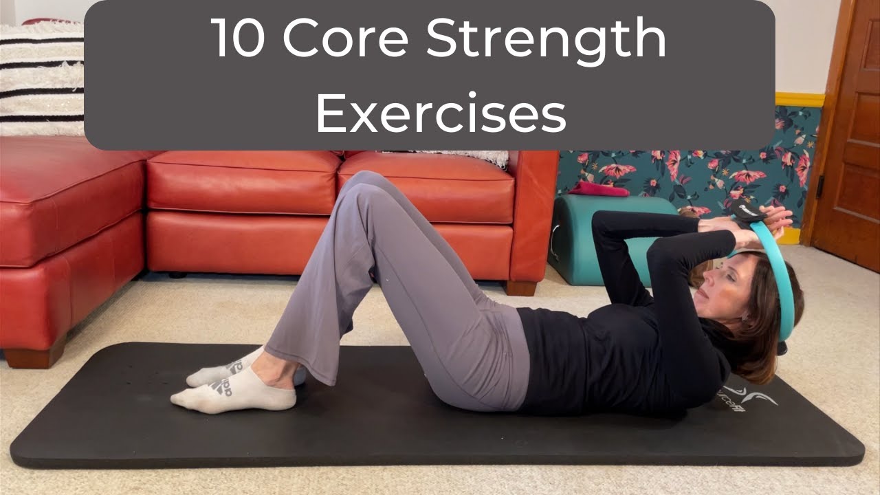 10 Beginner Core Strength Exercises | Magic Circle Routine - YouTube