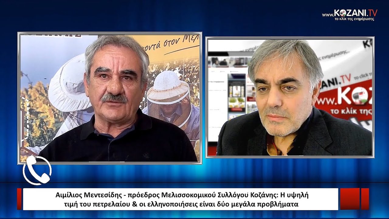 Αιμίλιος Μεντεσίδης μεγάλα τα προβλήματα των μελισσοκόμων - YouTube