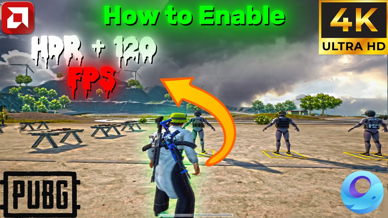How to Enable HDR + 120 FPS | NO BAN | PUBG Mobile 4K | Enable On 1GB GPU - YouTube