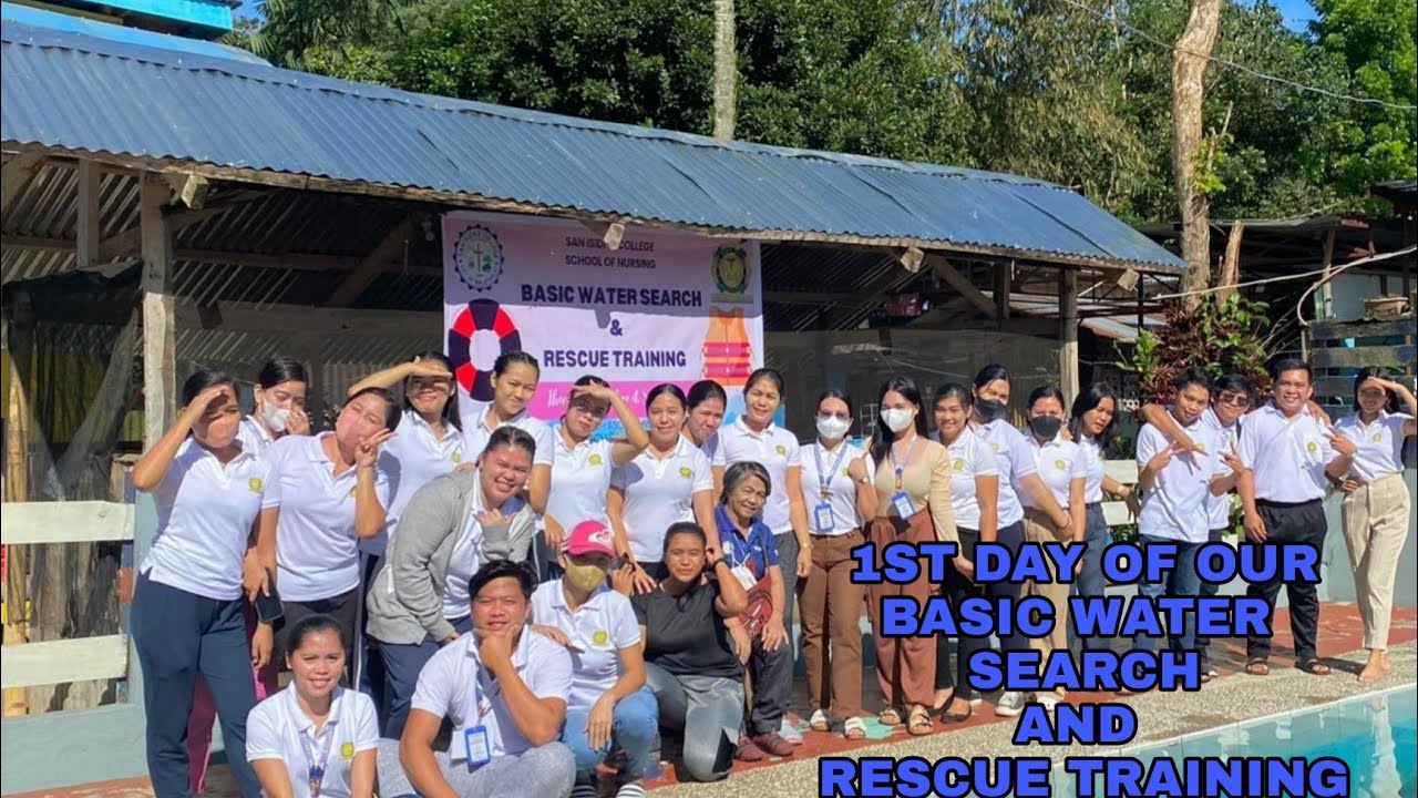 1ST DAY OF OUR BASIC WATER SEARCH AND RESCUE TRAINING - YouTube