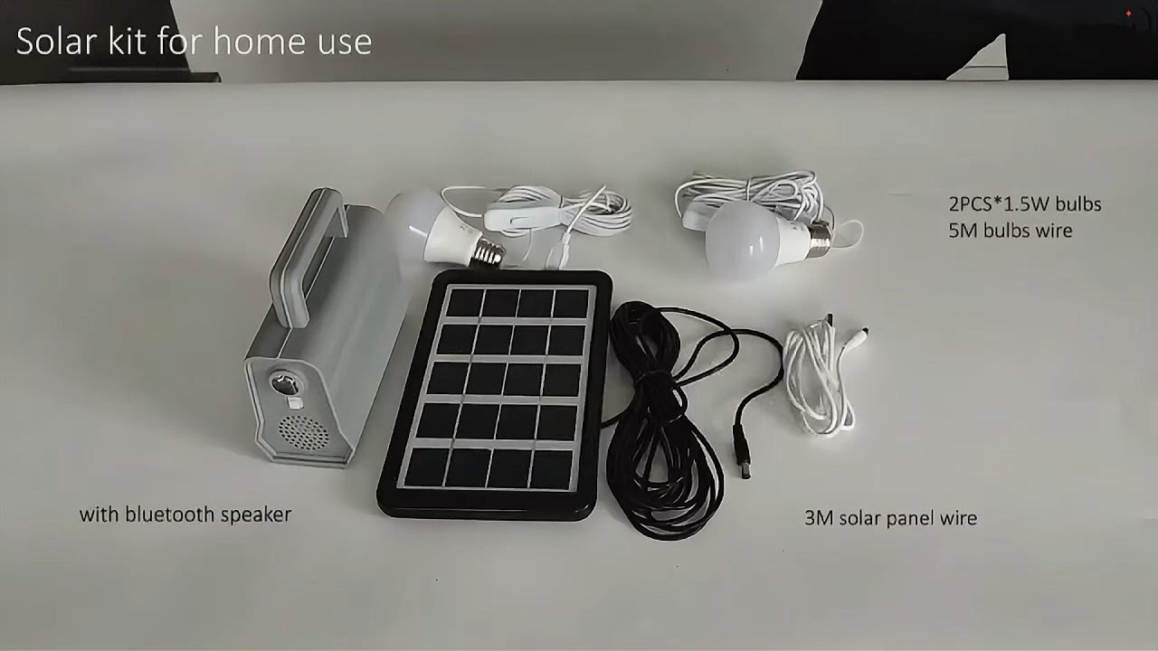 Multifunctional portable power solar kit solar lighting system for home ...