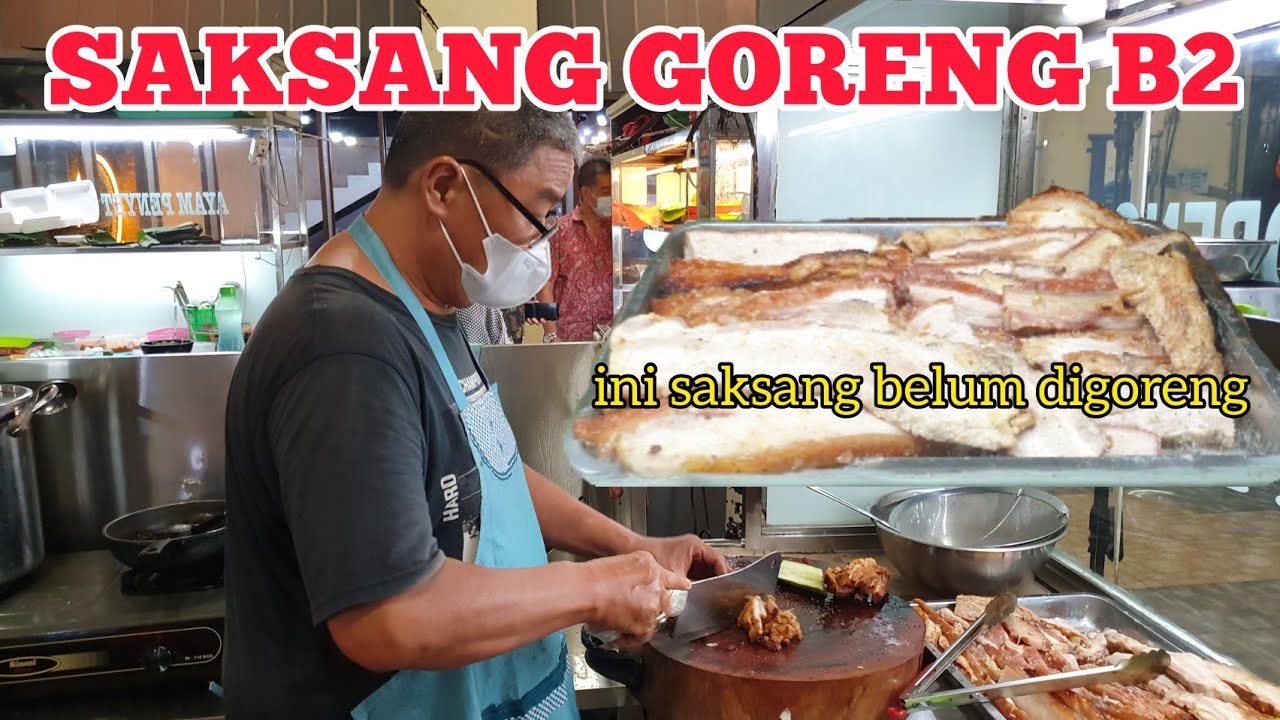 KULINER NON HALAL MEDAN ‼ SAKSANG BABI B2 GORENG PAKE SAMBAL DARAH ...