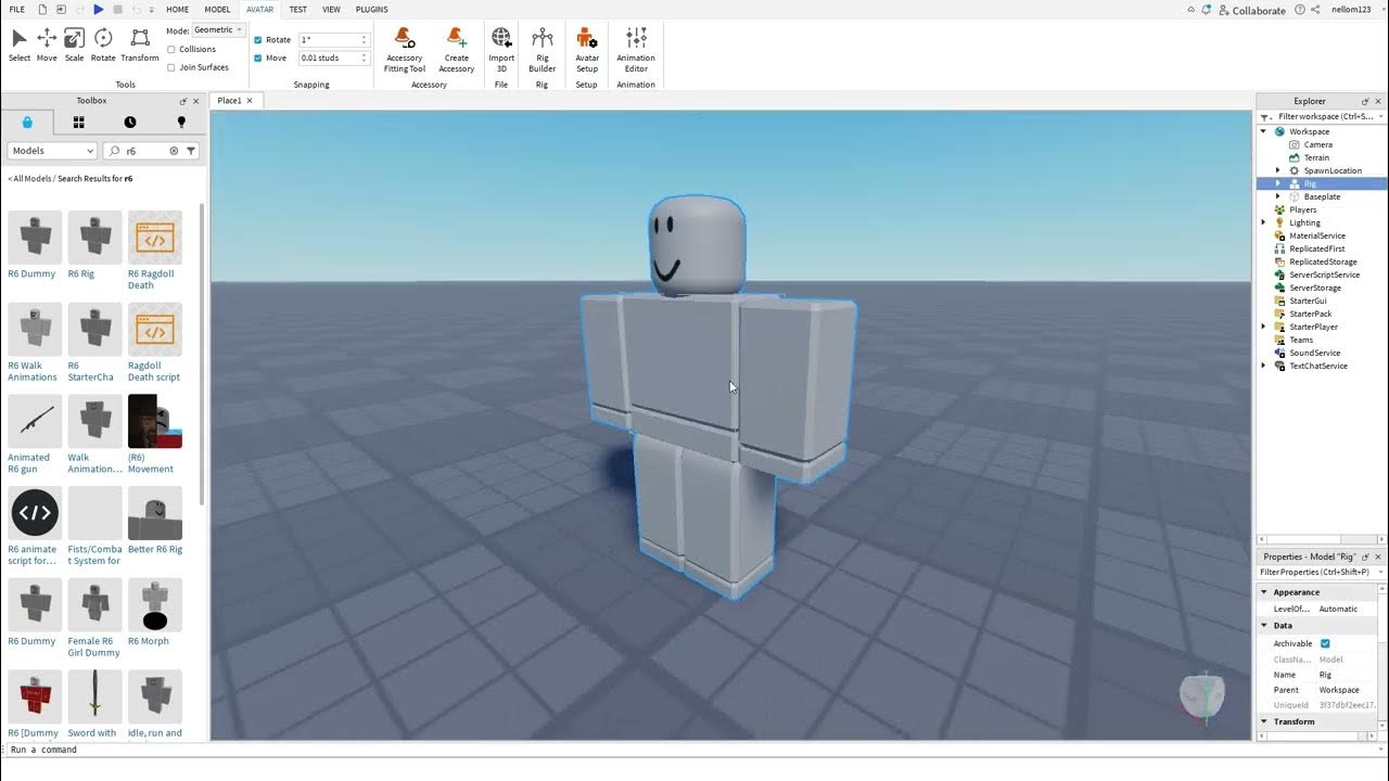 how to make StarterCharacter - YouTube