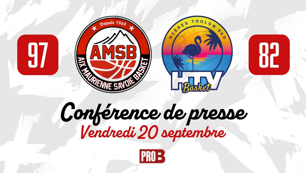 Conférence de presse - AMSB vs HTVB - 20/09 - YouTube