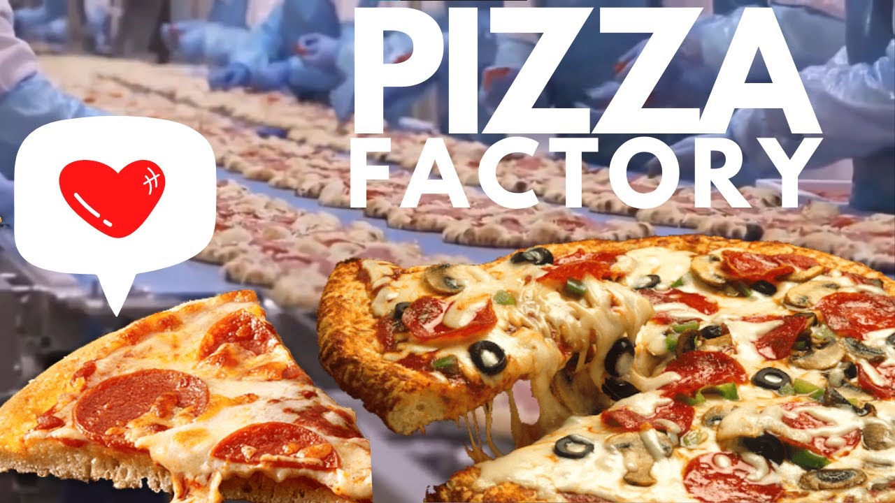 PIZZA Making in Factory | Cinematic Video | PIZZA Lover | Automatic ...