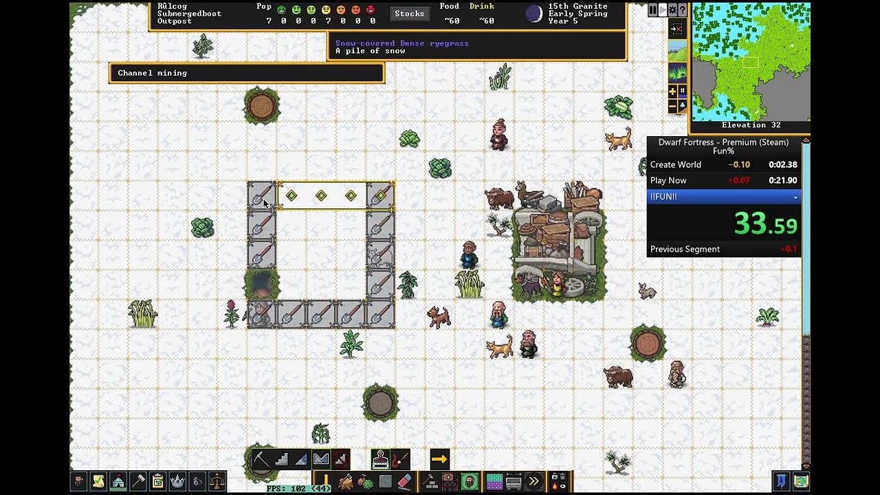 Dwarf Fortress - Fun% 0:55.10 - YouTube