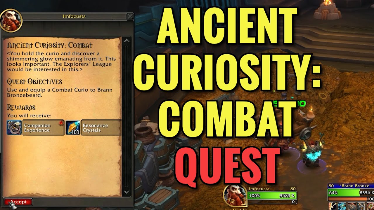 Ancient Curiosity Combat Quest (WoW TWW) - YouTube