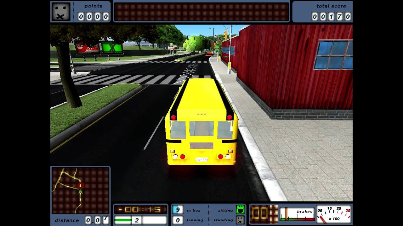 Bus Driver Windows XP Gameplay Task 1: Learn to Swim - YouTube
