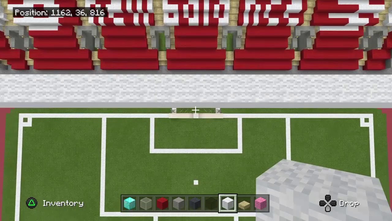 Building anfield in minecraft - YouTube