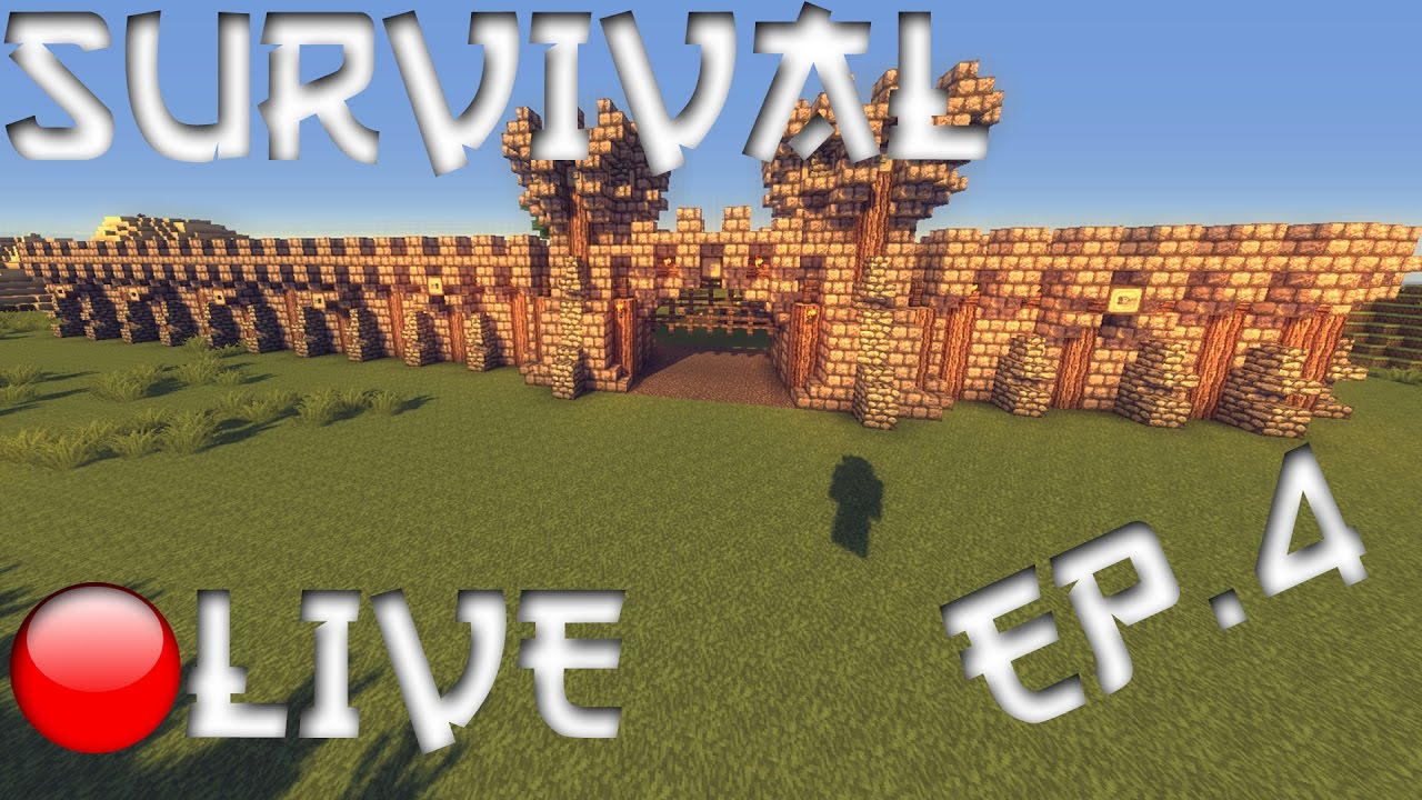 Minecraft Survival Live Stream Ep.4 - YouTube