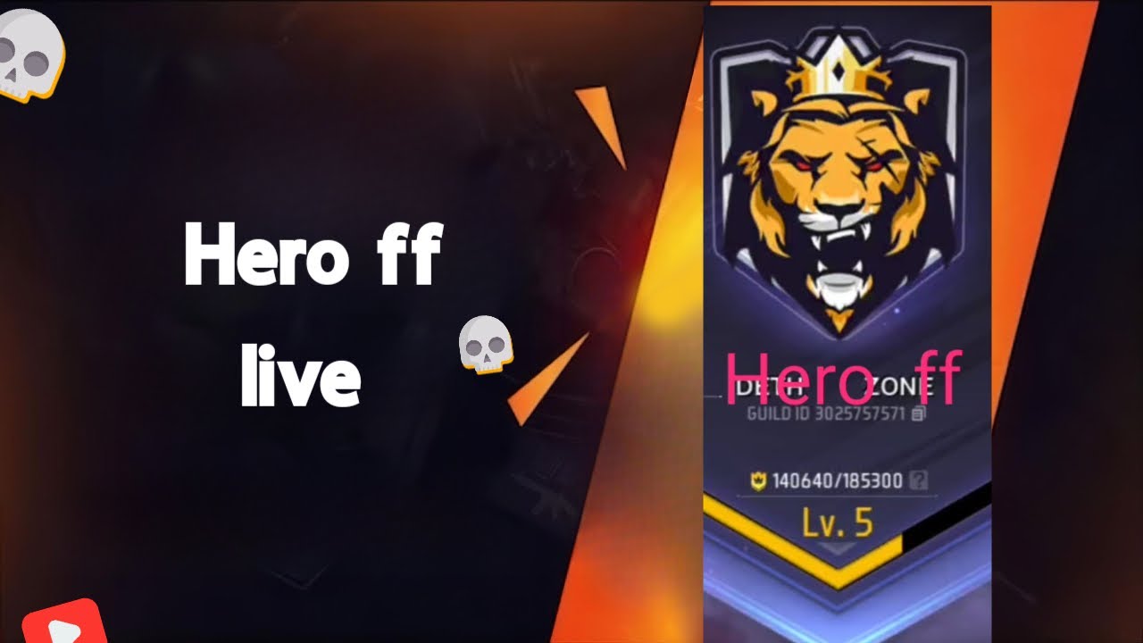 Hero FF Live ☠️☠️ - YouTube