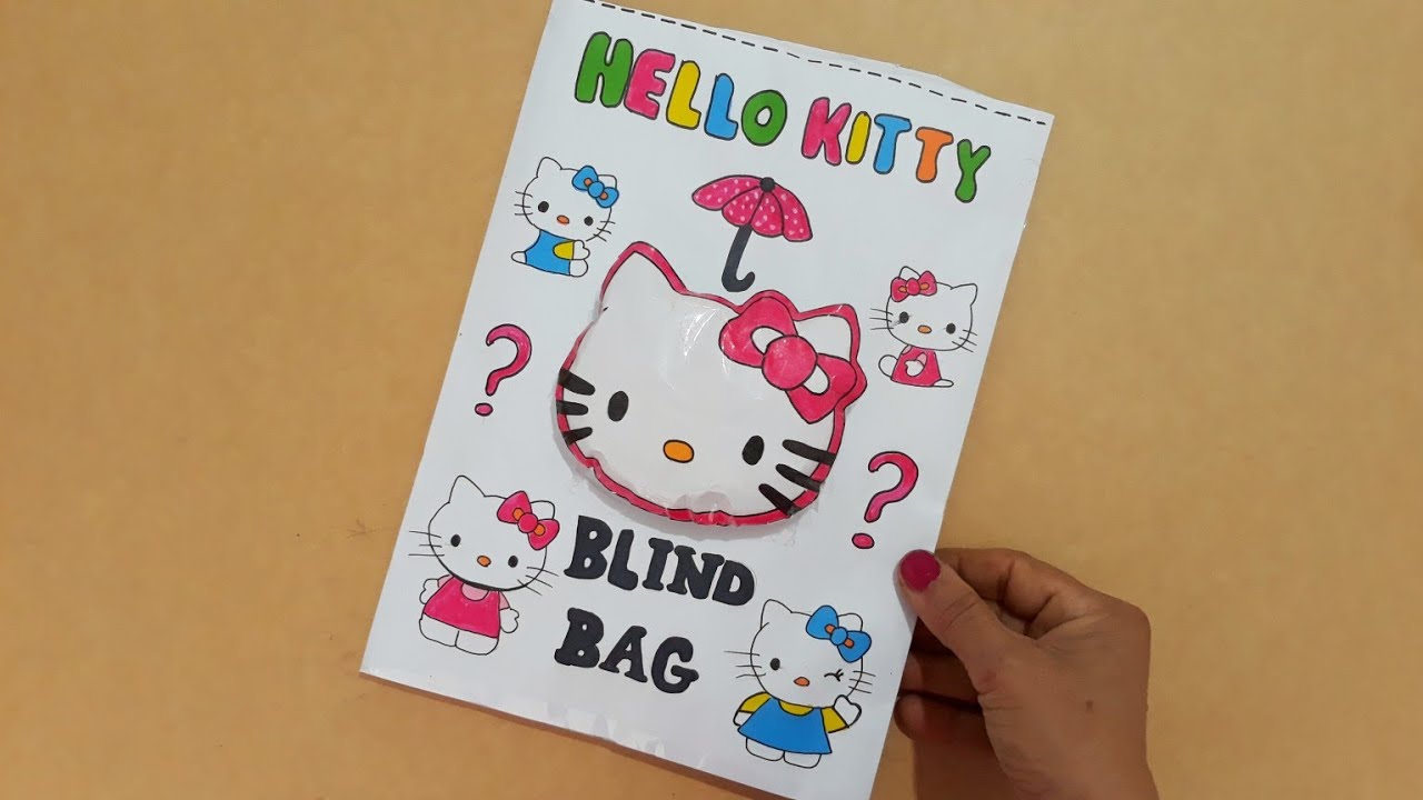 🎁Blind Bag Paper 🎁 Hello Kitty 🐱ASMR Sanrio theme /satisfying Opening ...