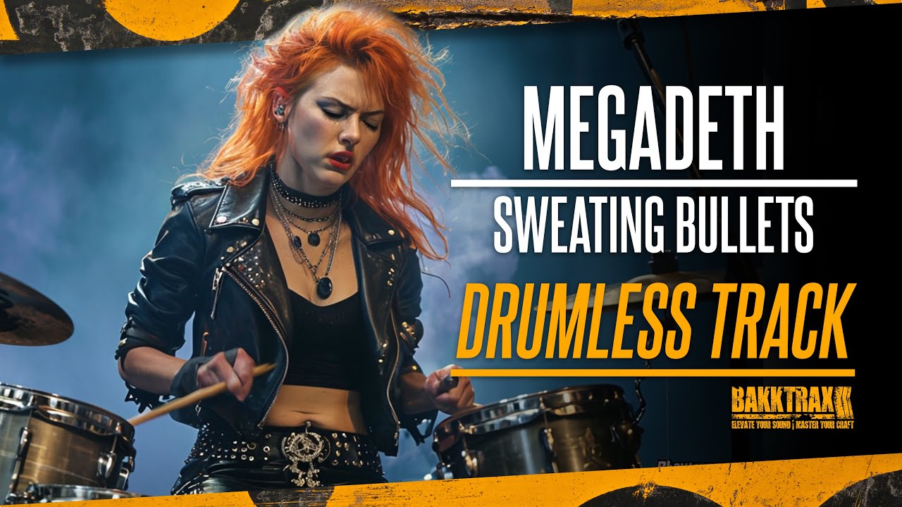 Megadeth - Sweating Bullets (Drumless) NO DRUMS - High Quality - YouTube