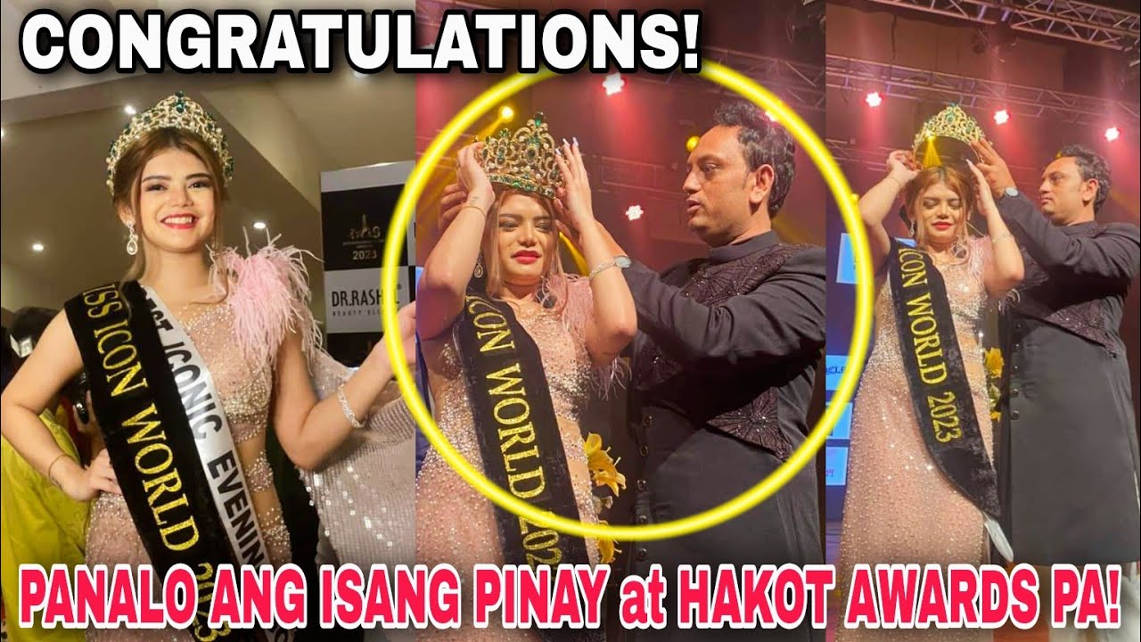 CONGRATULATIONS! Panalo ang Isang Pinay sa Miss Icon World 2023 at ...