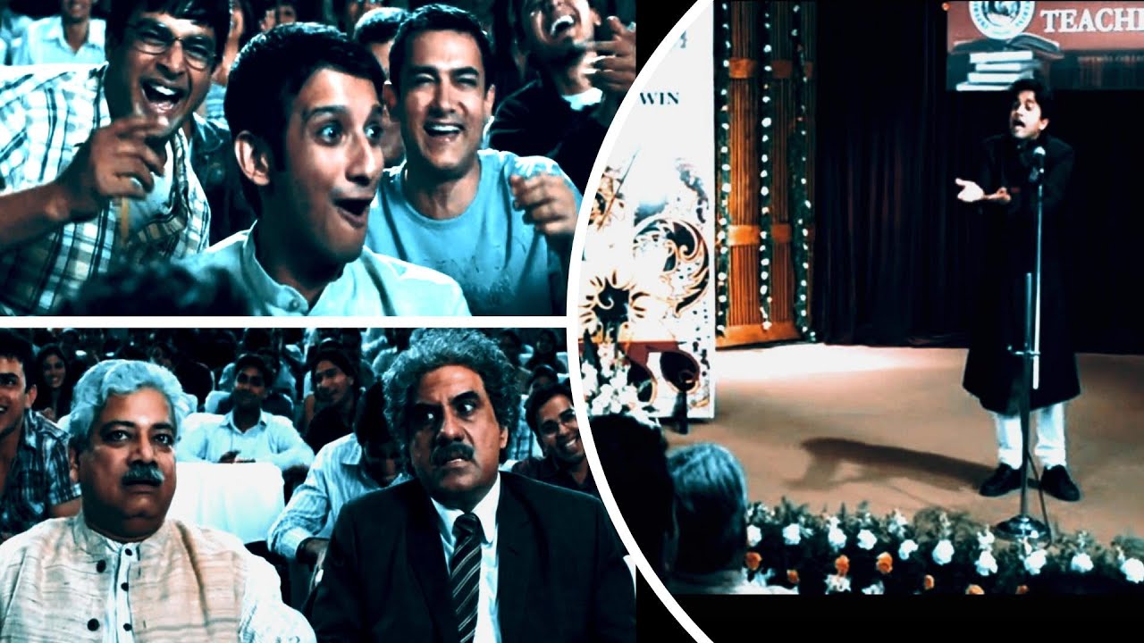 3 Idiot😱😻Chatur's Teachers Day full Speech😱 #3idiot #bestscenes # ...
