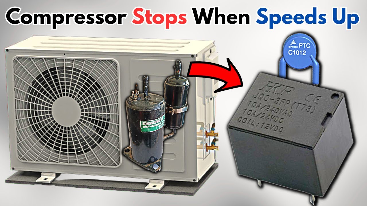 Inverter Compressor Start But Stops When Increasing Speed - YouTube