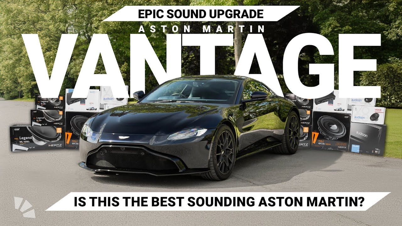 How We Installed 10 Inch Sub and Speakers | Aston Martin Vantage Audio ...