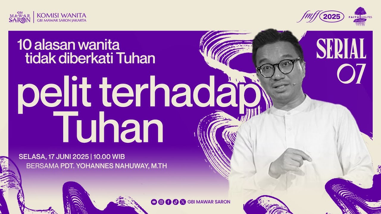 Ibadah Wanita & Faith Minutes For Females GBI Mawar Saron - 17 Juni ...