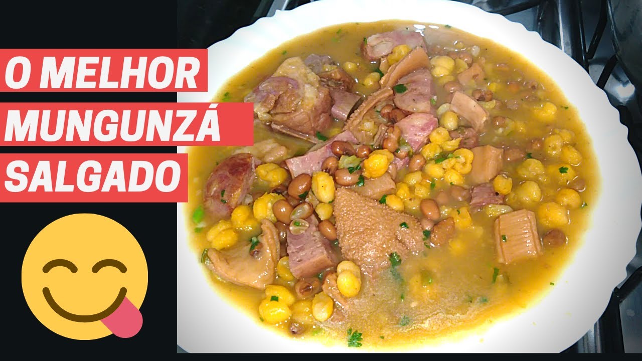 Mungunzá salgado do nordeste | Como fazer? | Passo a passo - YouTube