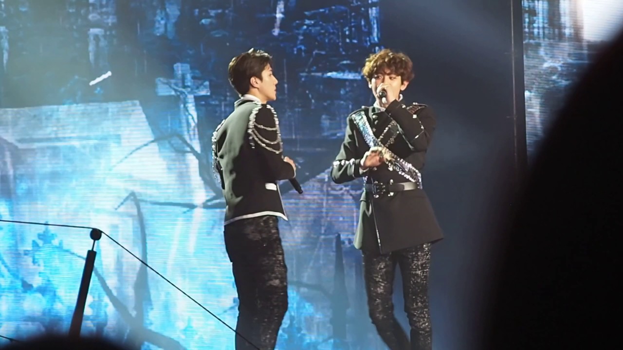[170114] EXO(Sehun&ChanYeol) - Monster(END) @ 31st Golden Disk Awards ...