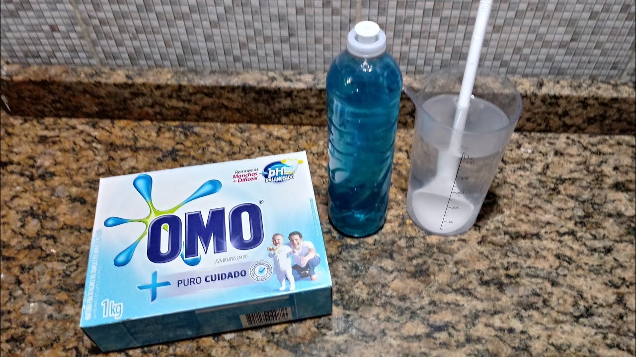 Como Fazer OMO LÍQUIDO CASEIRO SEM SODA 5 LITROS - YouTube