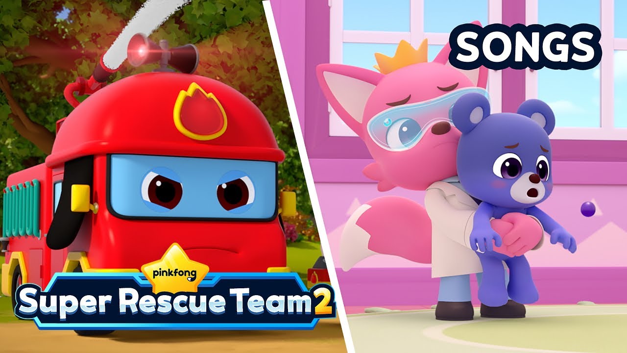 Don't Play with Fire + Boo Boo Song｜S2｜Car Songs｜Pinkfong Super Rescue ...
