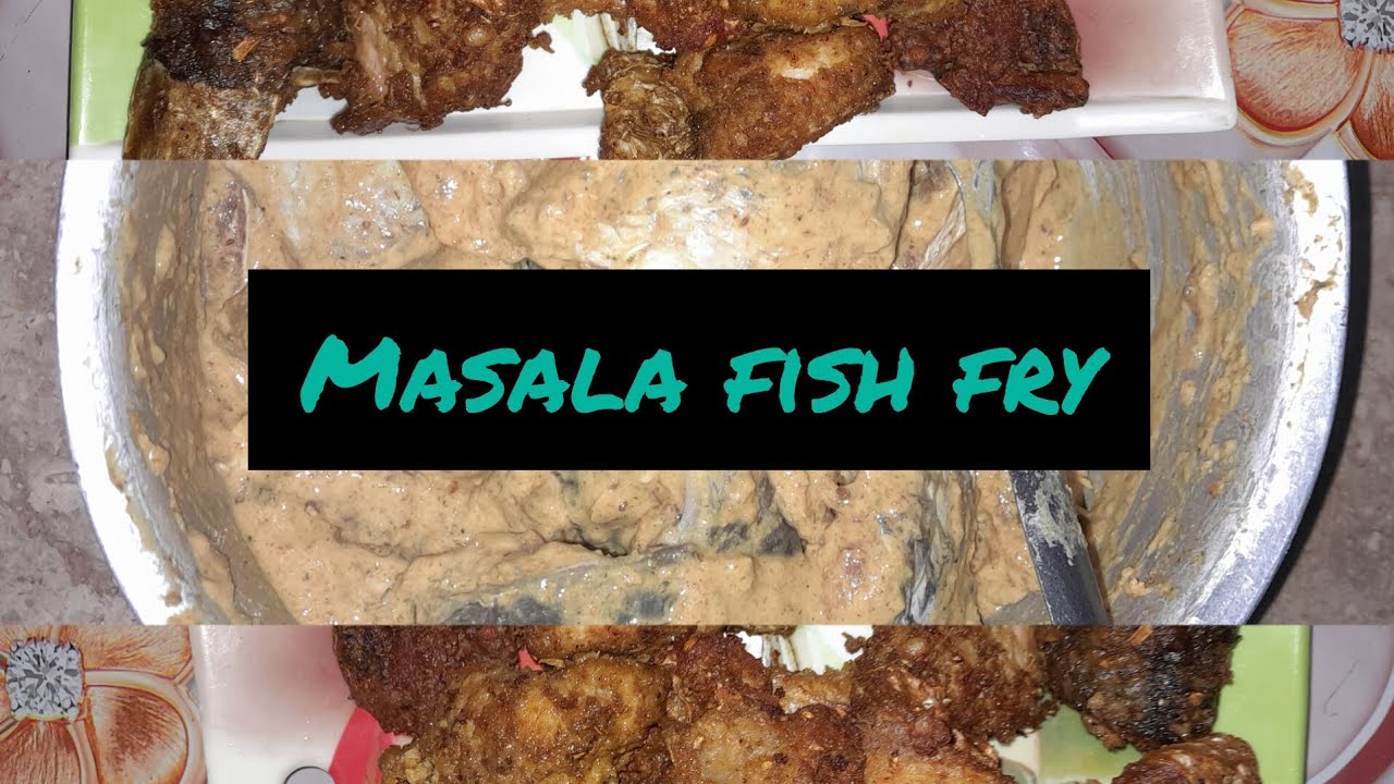 Fish fry by vlogs and cooking with maria raja || Masala fish fry || ghr ...