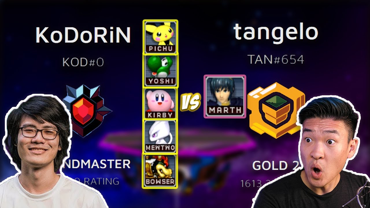 Gold Marth Challenges KoDoRiN's 5 Worst Characters - YouTube