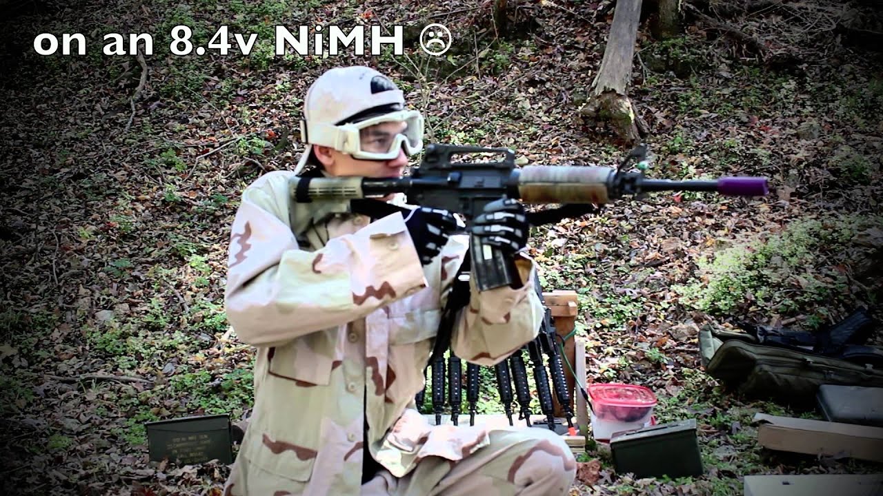Airsoft Amplifier on KWA M4 (2 of 2) - YouTube
