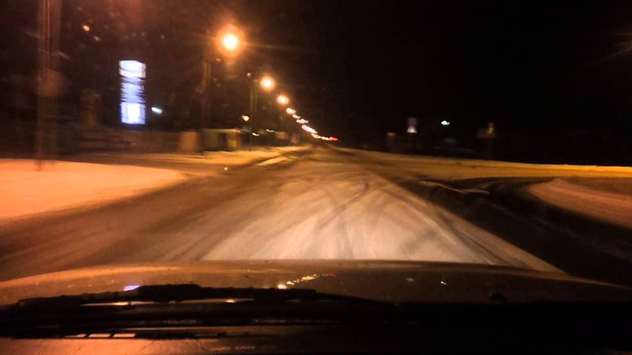 Audi S2 winter backward entry drift - YouTube