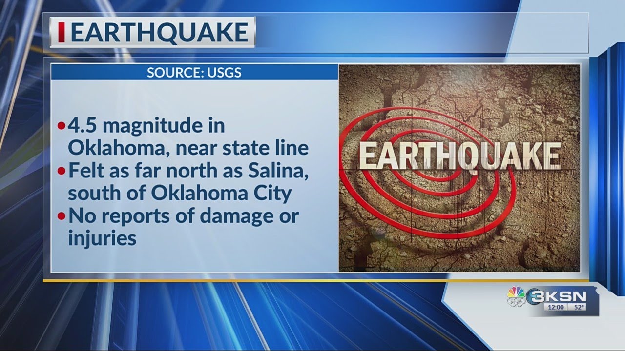 Earthquake rattles Wichita, south-central Kansas - YouTube