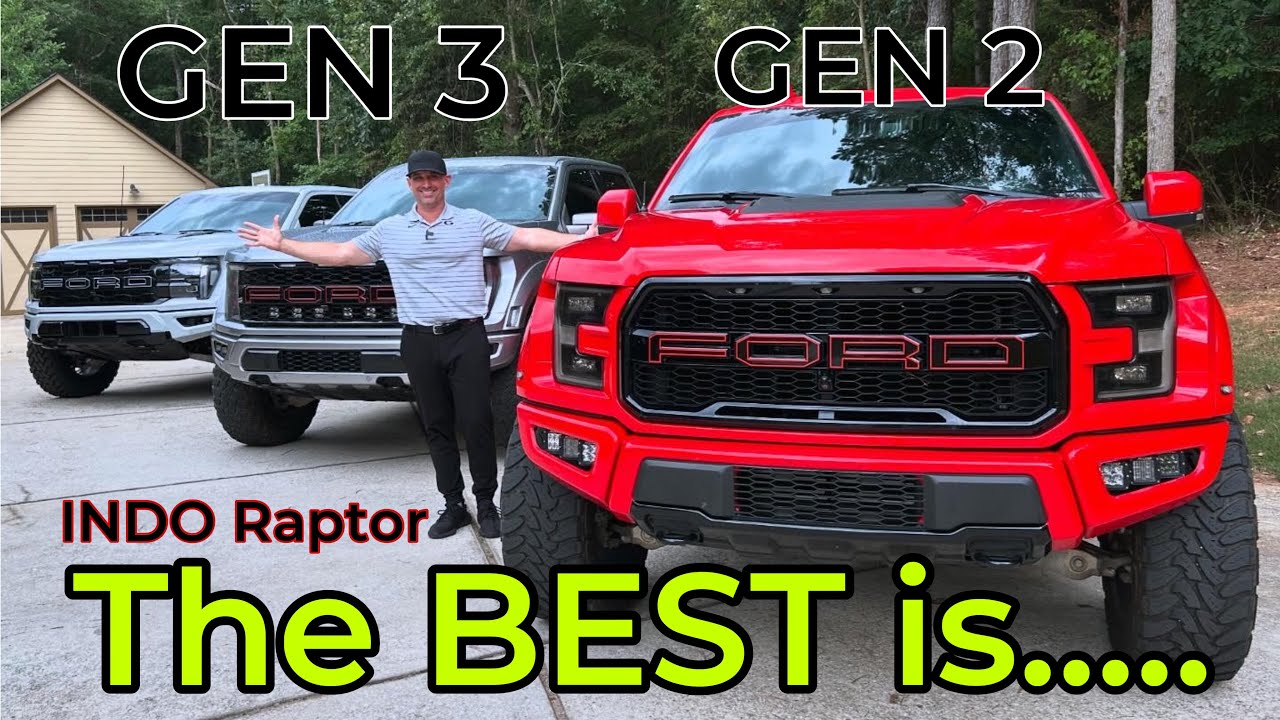 Ford Raptor INDO Edition Comparison-2019 GEN 2, 2021 & 2024 GEN 3 - YouTube