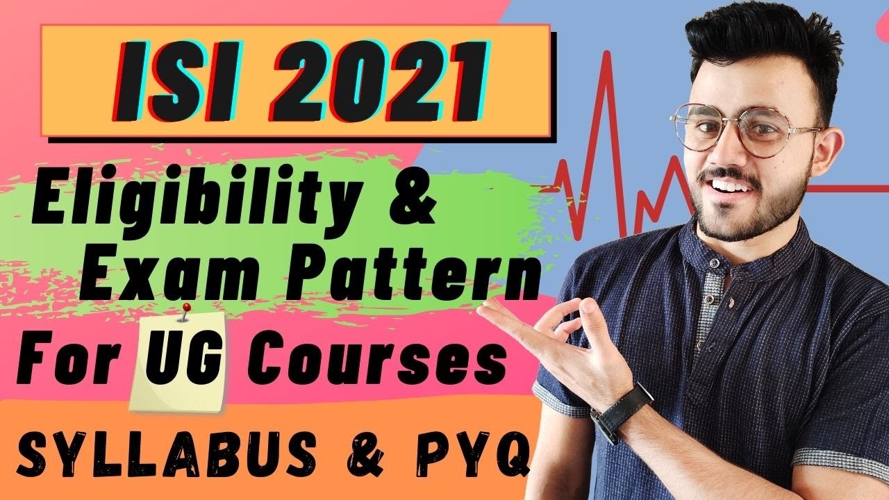 ISI Eligibility & Exam Pattern For UG Courses | B.Stat | B.Math - YouTube